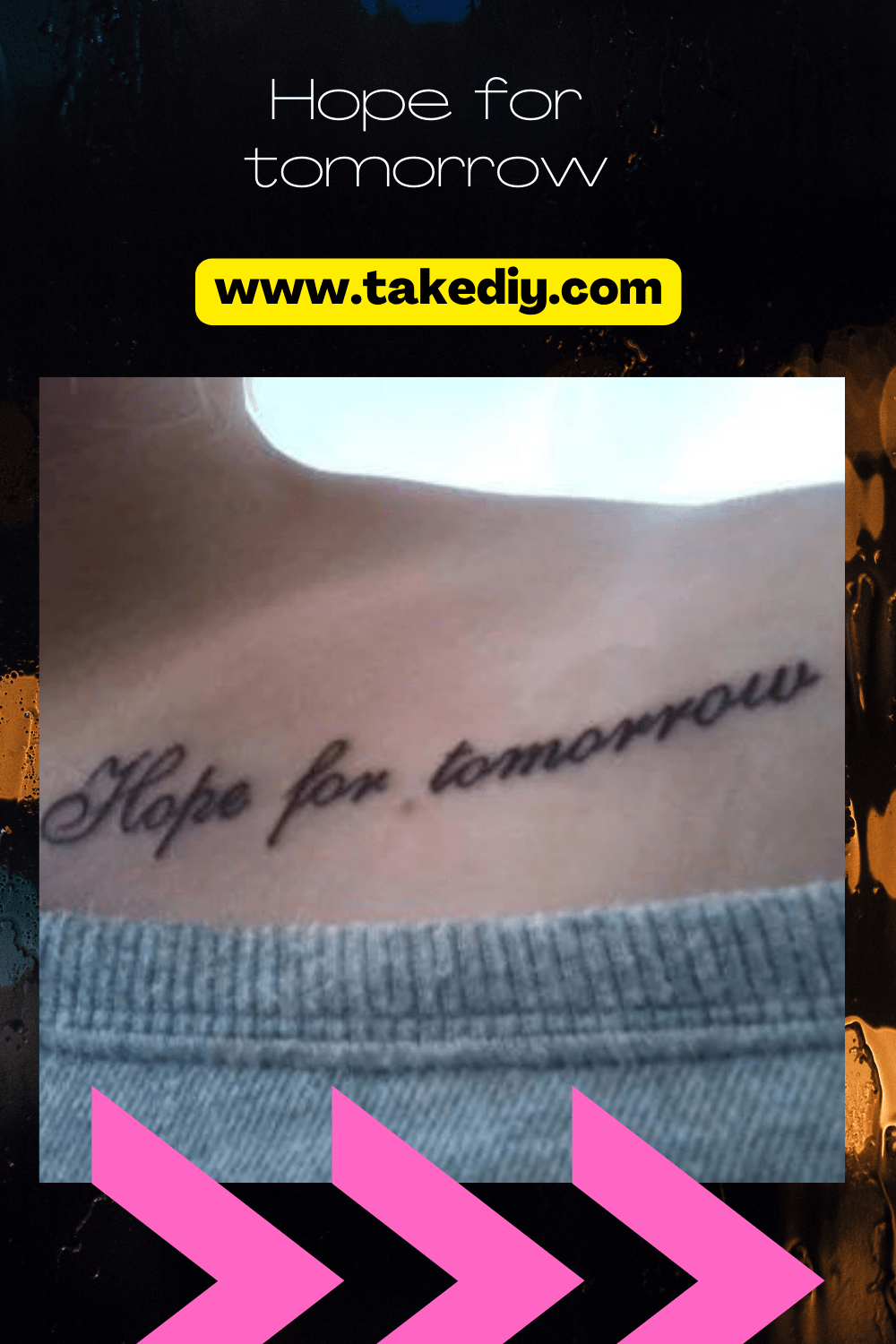 10 phrases to make as tattoos spotted on Pinterest! - TAKE DIY